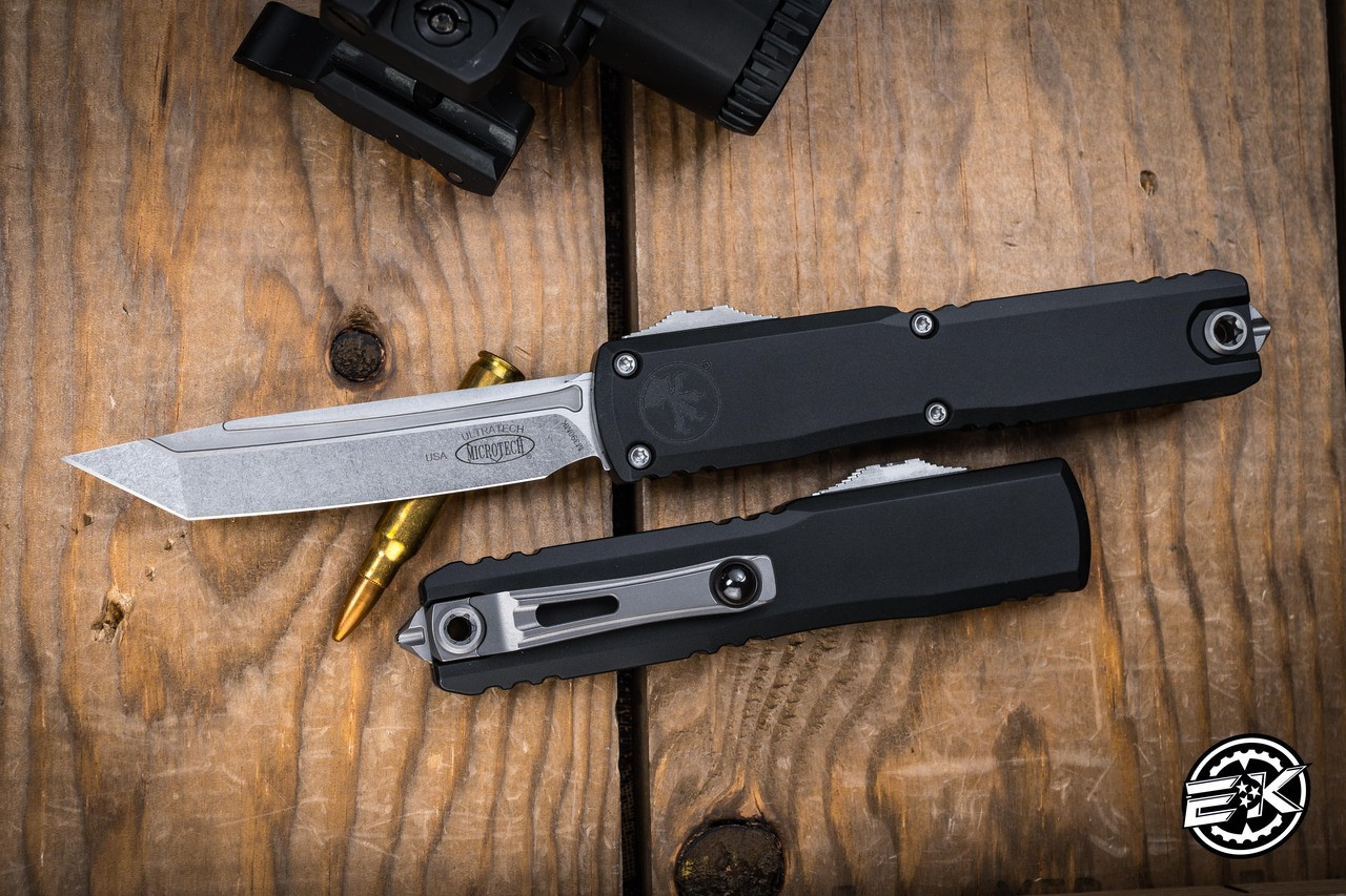 Microtech Ultratech Gen III ZBP OTF Automatic Knife 3.5" M390 Tanto ...