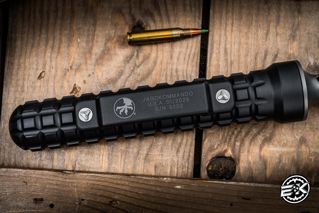 Microtech Jagdkommando Fixed Blade Flamed Titanium 7.4" 105-7FATI