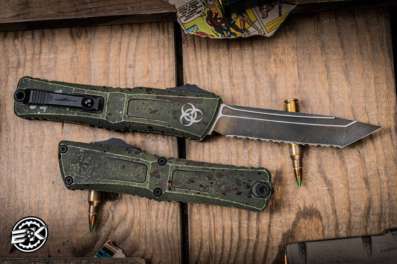 Microtech Combat Troodon Gen Iii Otf Automatic Knife Outbreak 38 M390