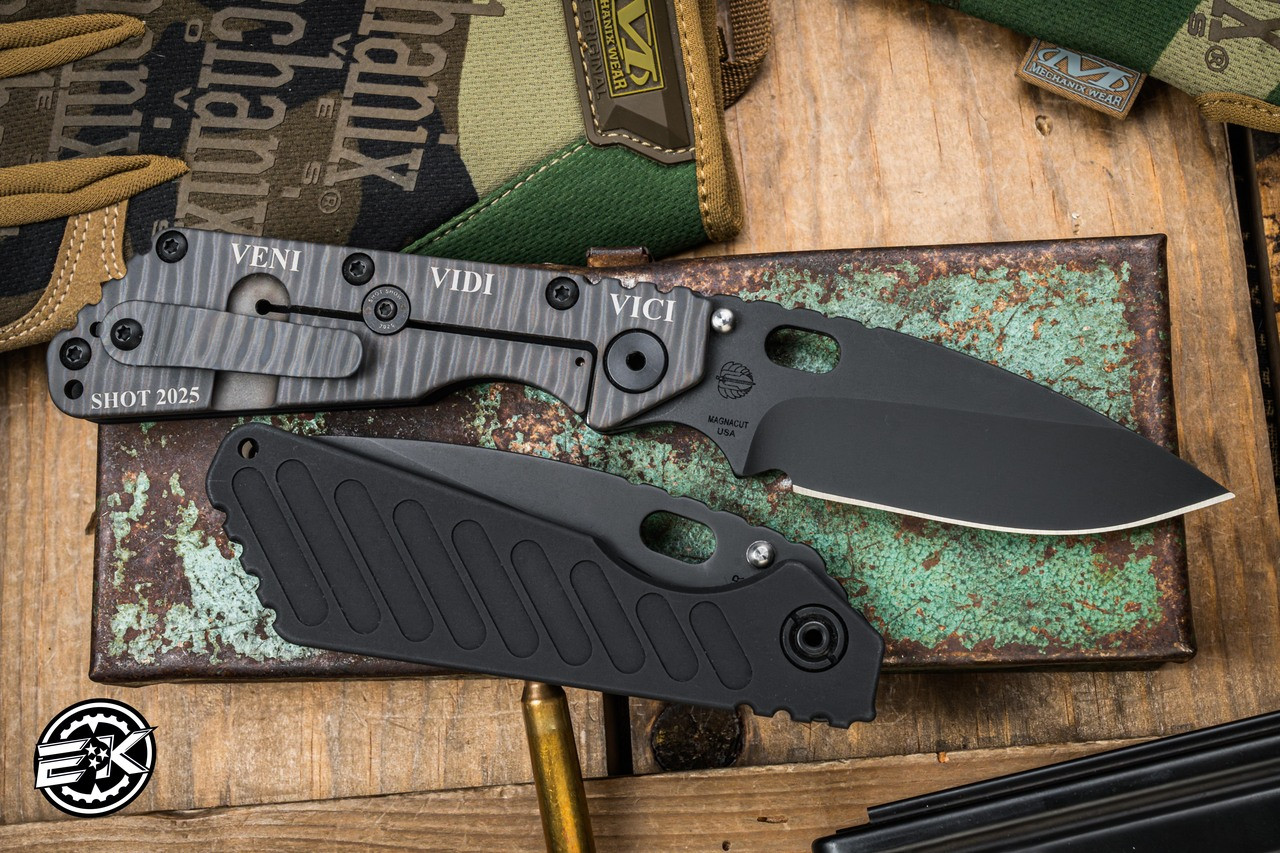 2025 Shot Show Special-Strider Knives SMF Titanium Folding Knife 4 ...