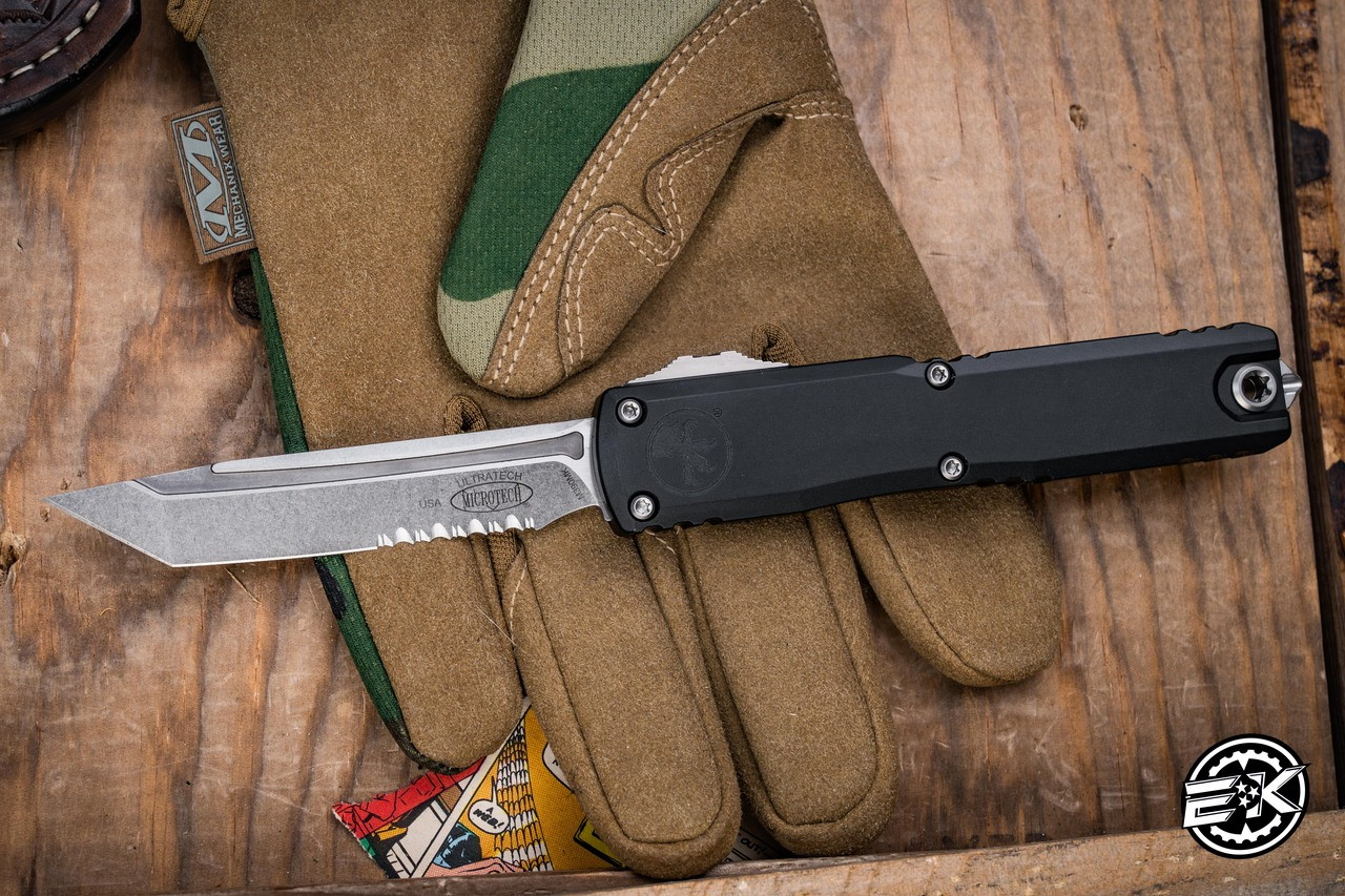Microtech Ultratech Gen III ZBP OTF Automatic Knife 3.5" M390 Tanto ...