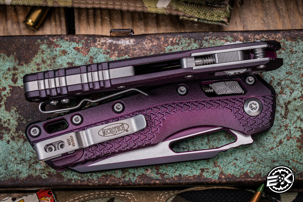 Microtech Standard Issue Msi Ram Lok Manual Folding Knife Faded