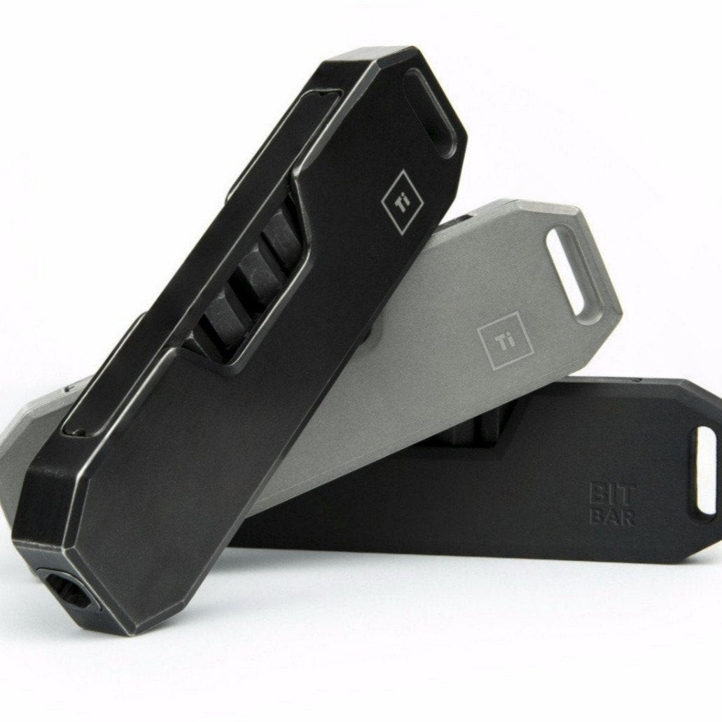 Big Idea Design Bit Bar Grade 5 Titanium 3.9" Stonewash