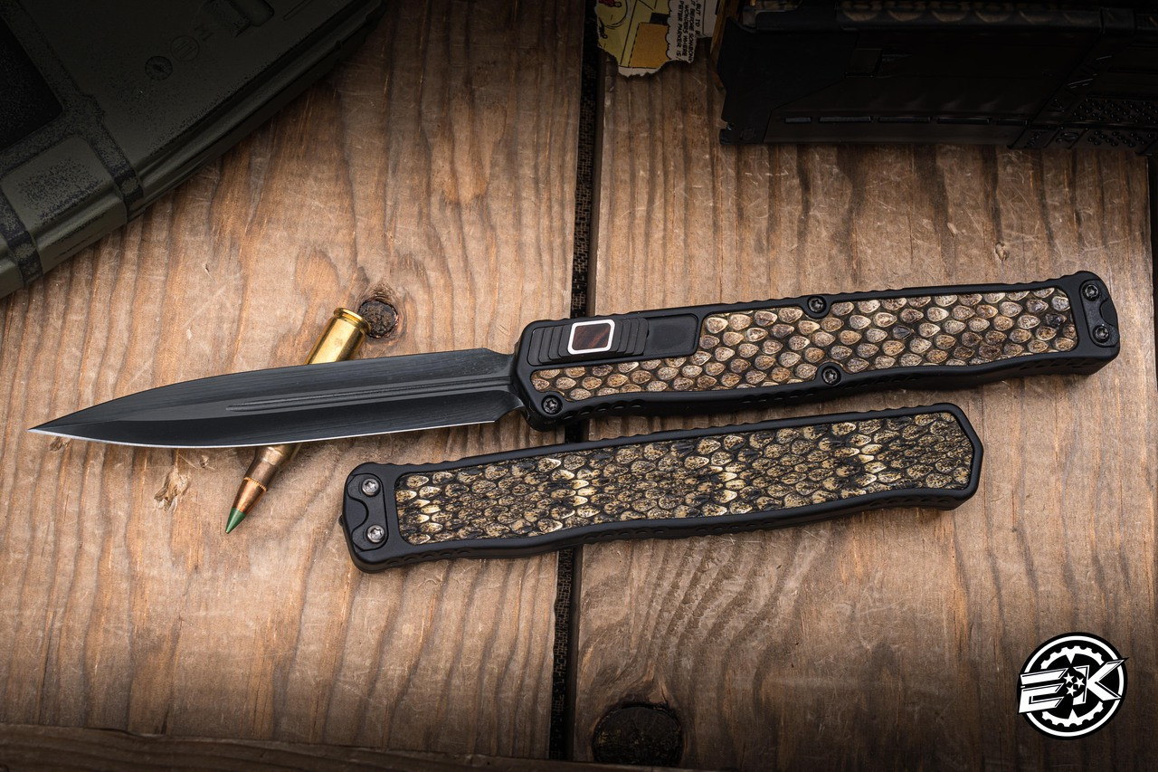 Heretic Knives Custom Cleric II OTF Automatic Knife Diamondback ...