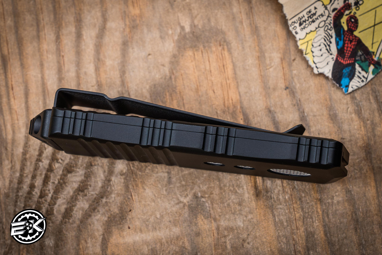 Preowned-Microtech Exocet Jedi Knight 1.9" Dagger Blue 157-1JK