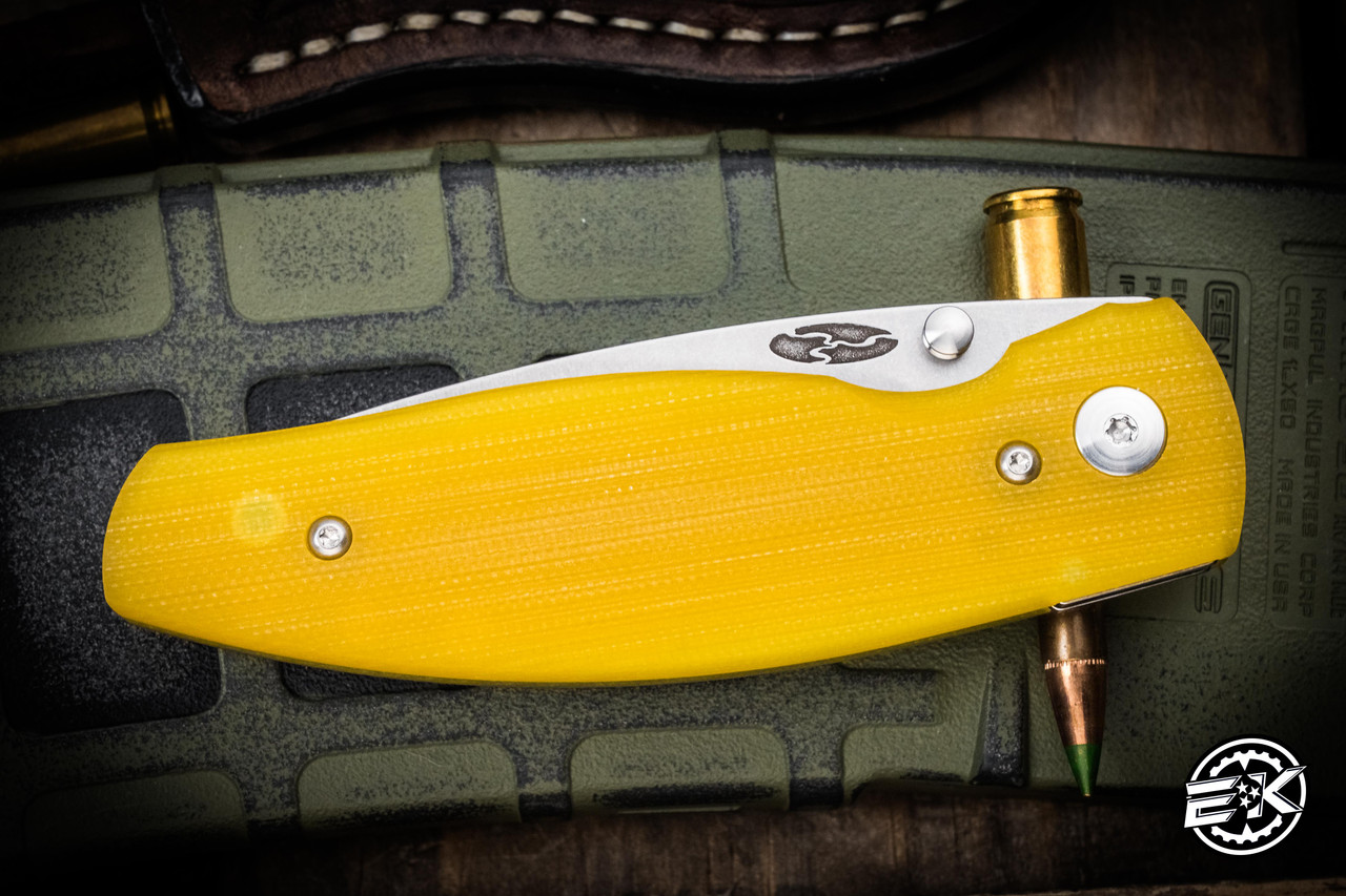 Three Rivers Manufacturing NEUTRON 2 Folding Knife Amber Ale G10 3 ...