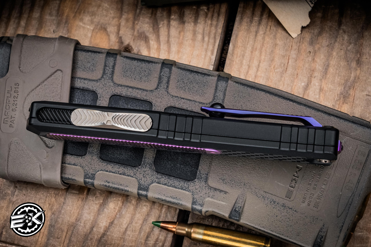 Microtech/Marfione Custom Atreus ZBP OTF Automatic Purple Haze Titanium ...