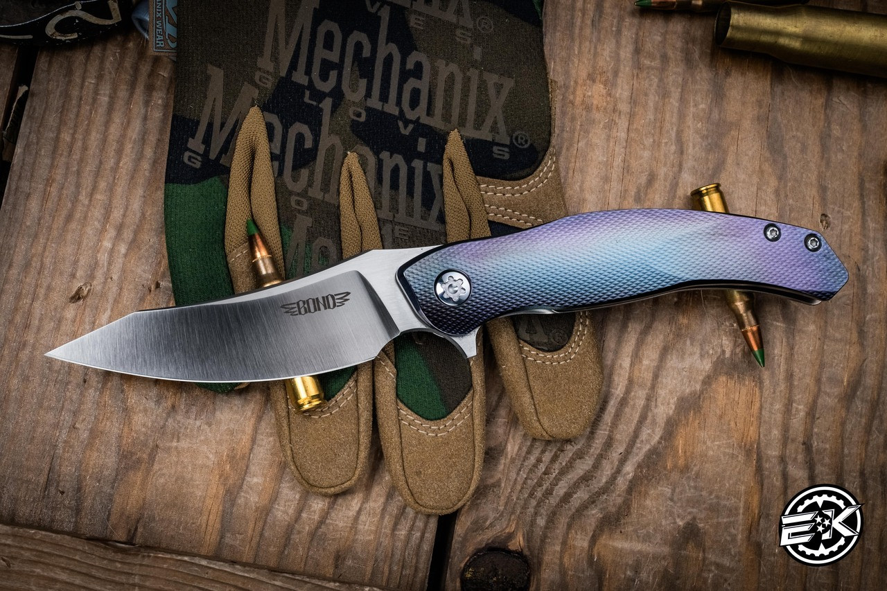 Preowned-Mike Bond/Ti2 Design Custom "Huli Maka" Flipper Titanium ...