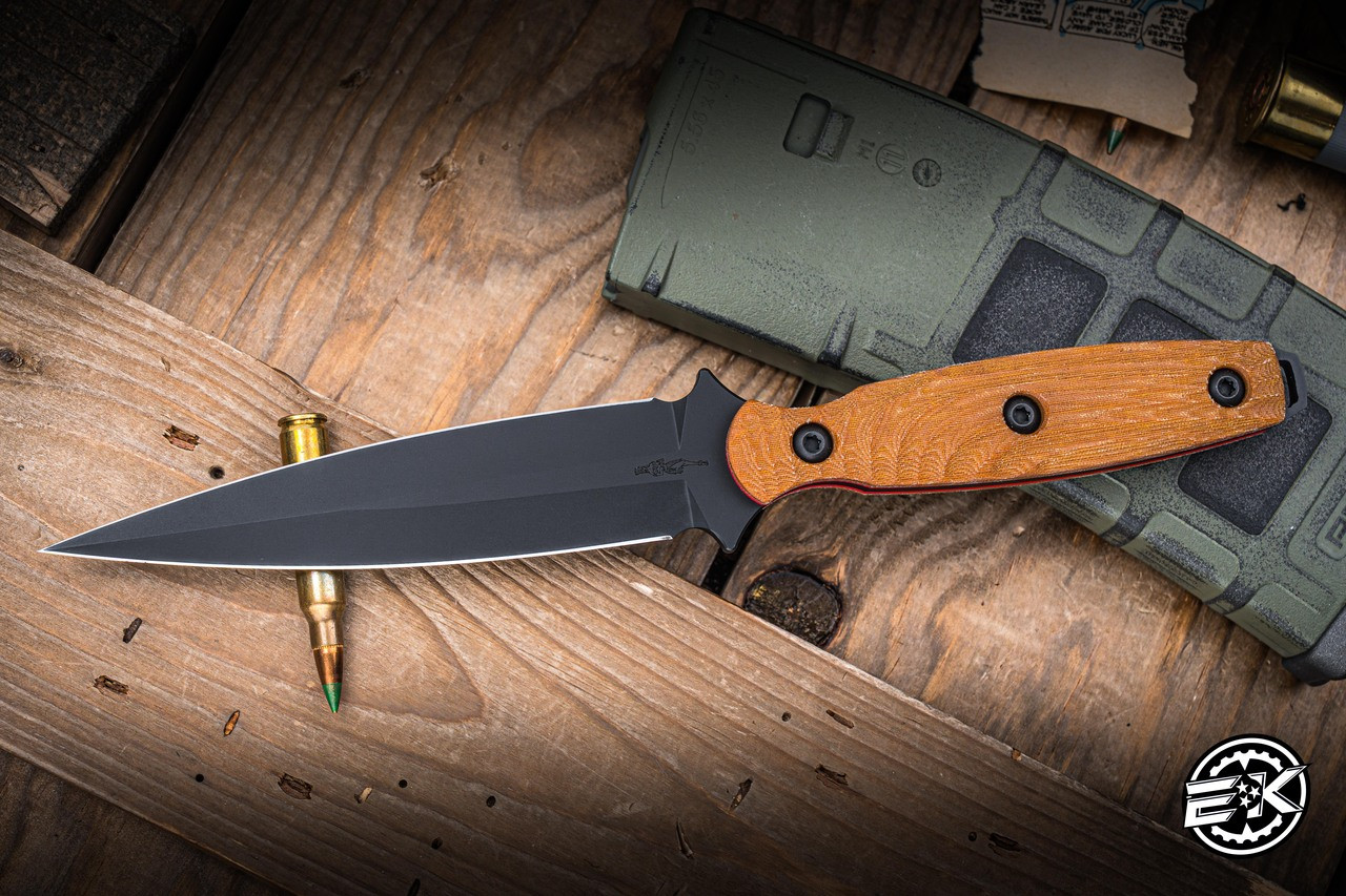 Toor Knives Pin-Up Specter Fixed Blade Knife Tan Micarta 4.75" M4 ...