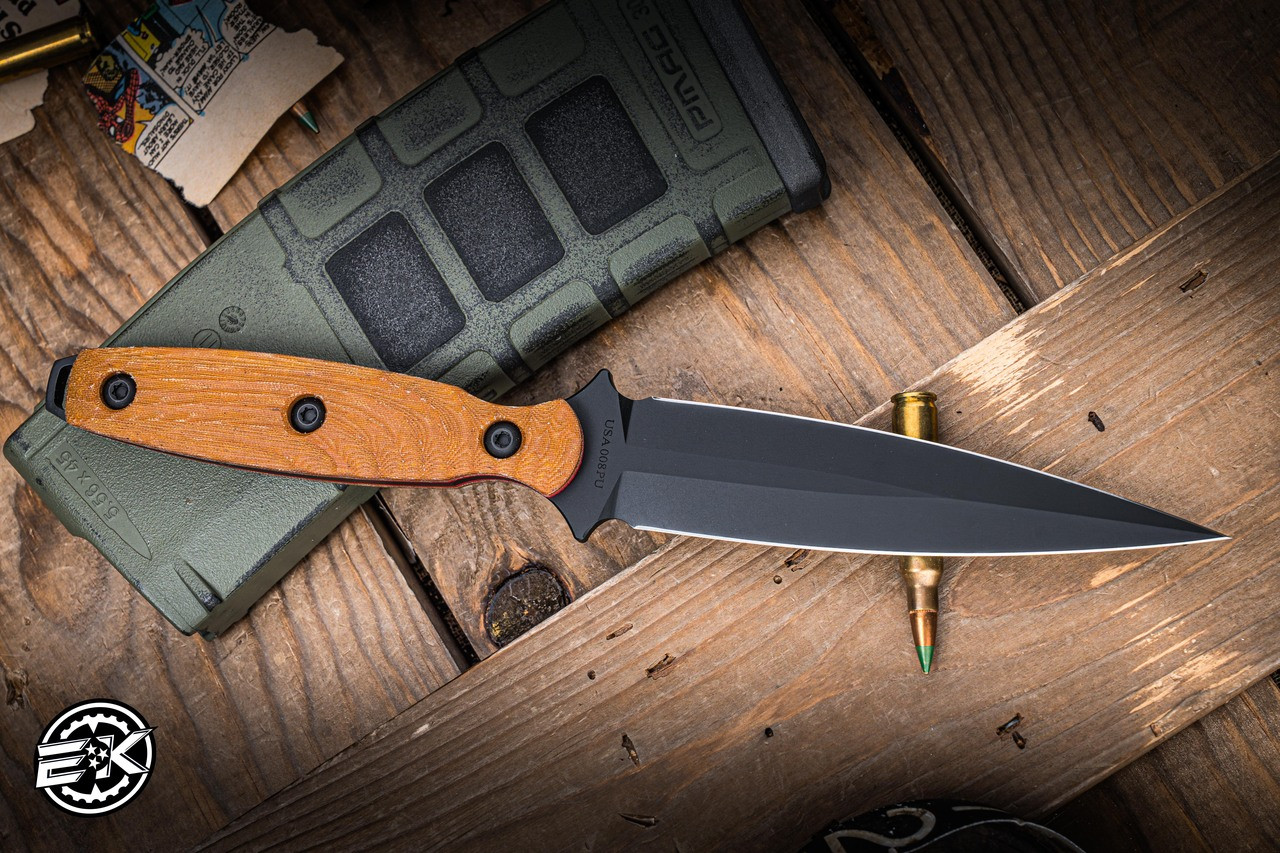 Toor Knives Pin-Up Specter Fixed Blade Knife Tan Micarta 4.75" M4 ...