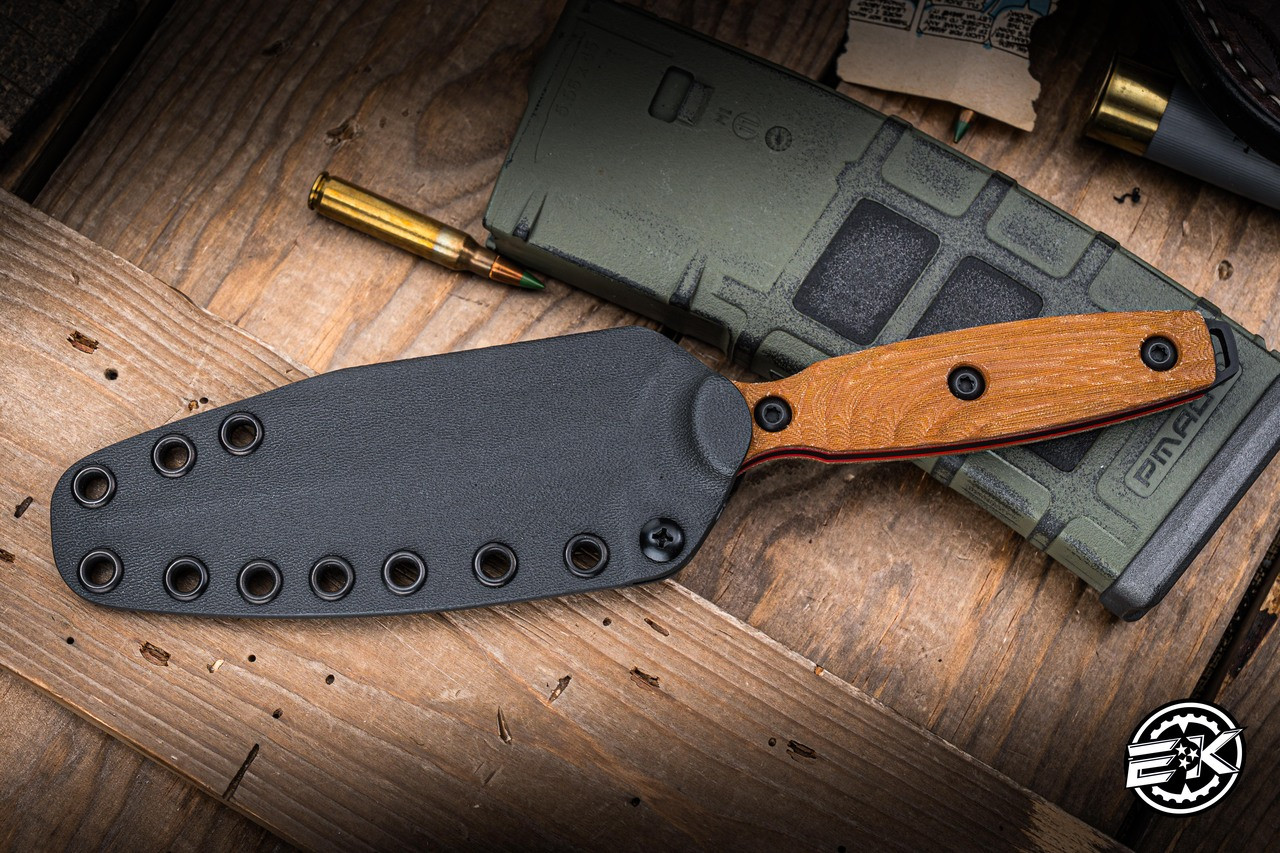 Toor Knives Pin-Up Specter Fixed Blade Knife Tan Micarta 4.75" M4 ...