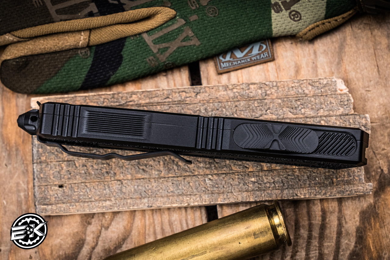 Microtech Scarab II Gen III OTF Automatic Knife Black Tactical 4" Tanto ...