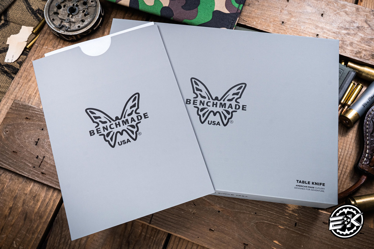 Benchmade Cutlery 4 Piece Table Kitchen Knife Set G10 Handles 5" CPM ...