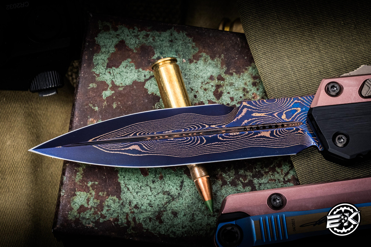 Microtech Marfione Select "Glykon" OTF Automatic Knife Titanium 3.75 ...