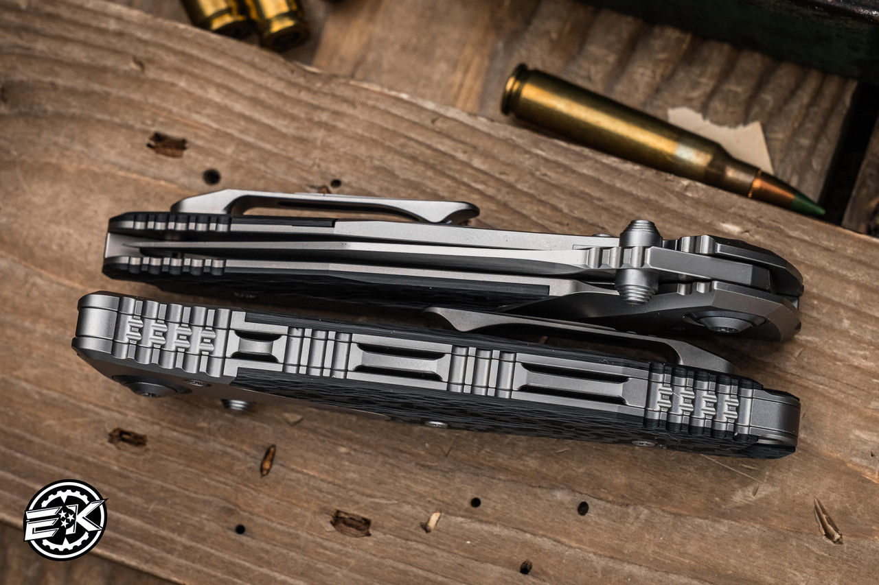 Microtech Socom Bravo Mini Folding Knife Carbon Fiber 3.4" M390 Spear ...