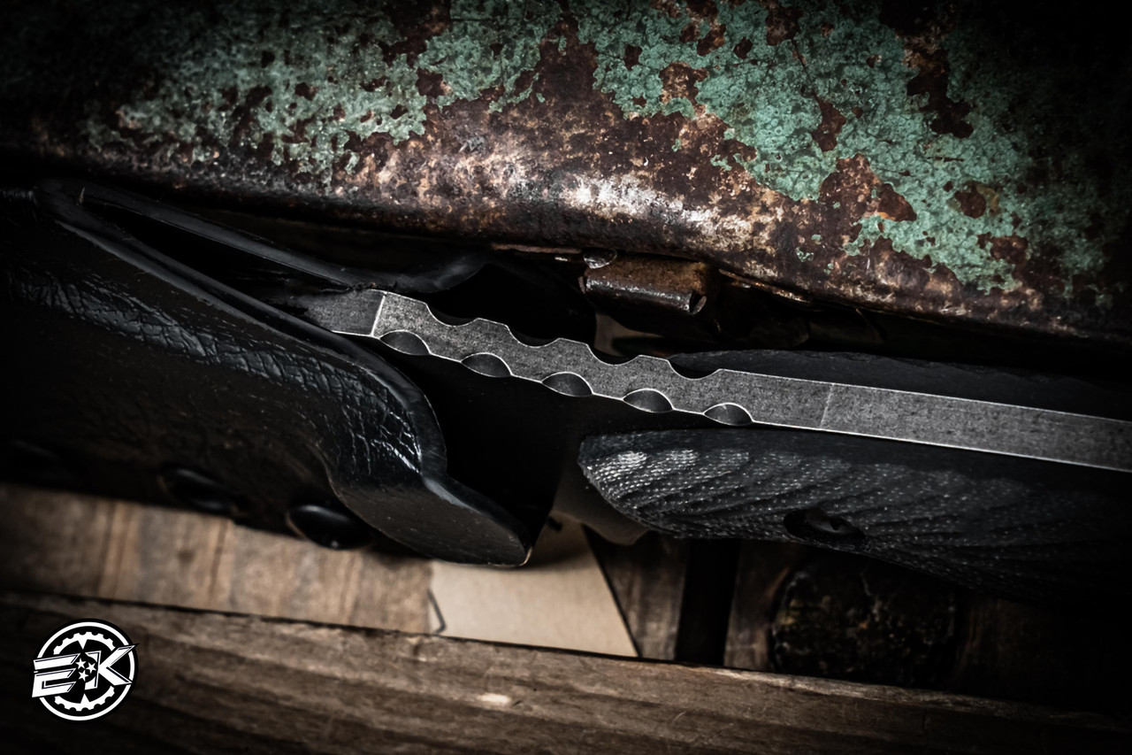 Preowned-Toor Knives Raven Carbon Black G10 Fixed Blade Knife 5.5 ...