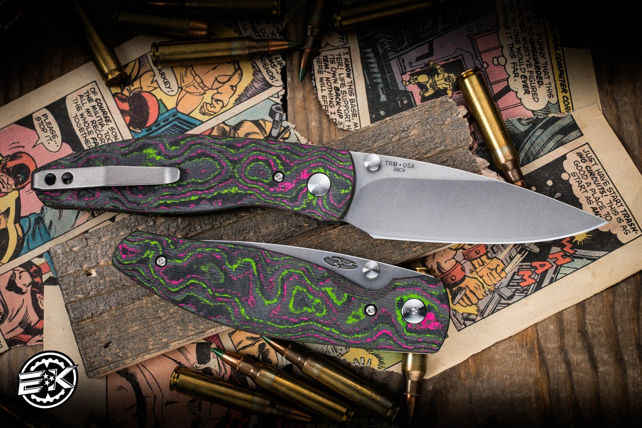 Three Rivers Manufacturing ATOM Folding Knife Watermelon Sugar ...