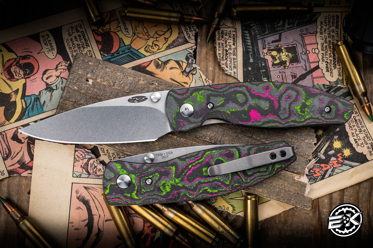 Three Rivers Manufacturing ATOM Folding Knife Watermelon Sugar ...