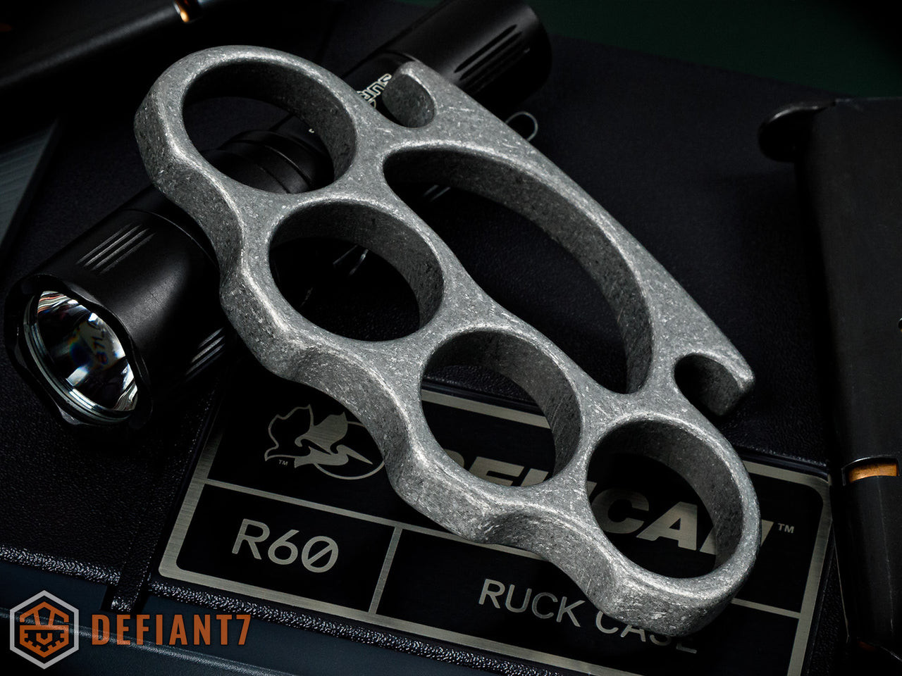 Defiant 7 Tyrant Titanium Knuck Kitchen Utensil Stonewash