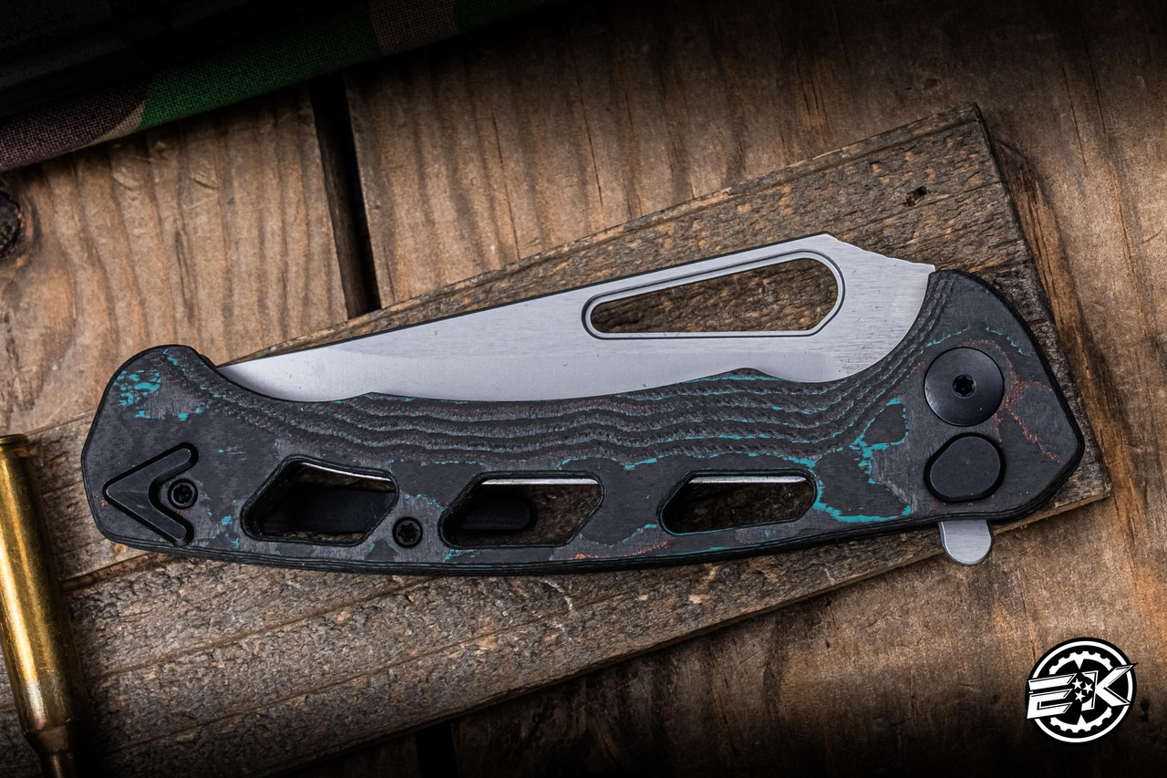 Dead Reckon Knives Ridgeback Folding Knife Vertebrae Shipwreck 3.2 ...