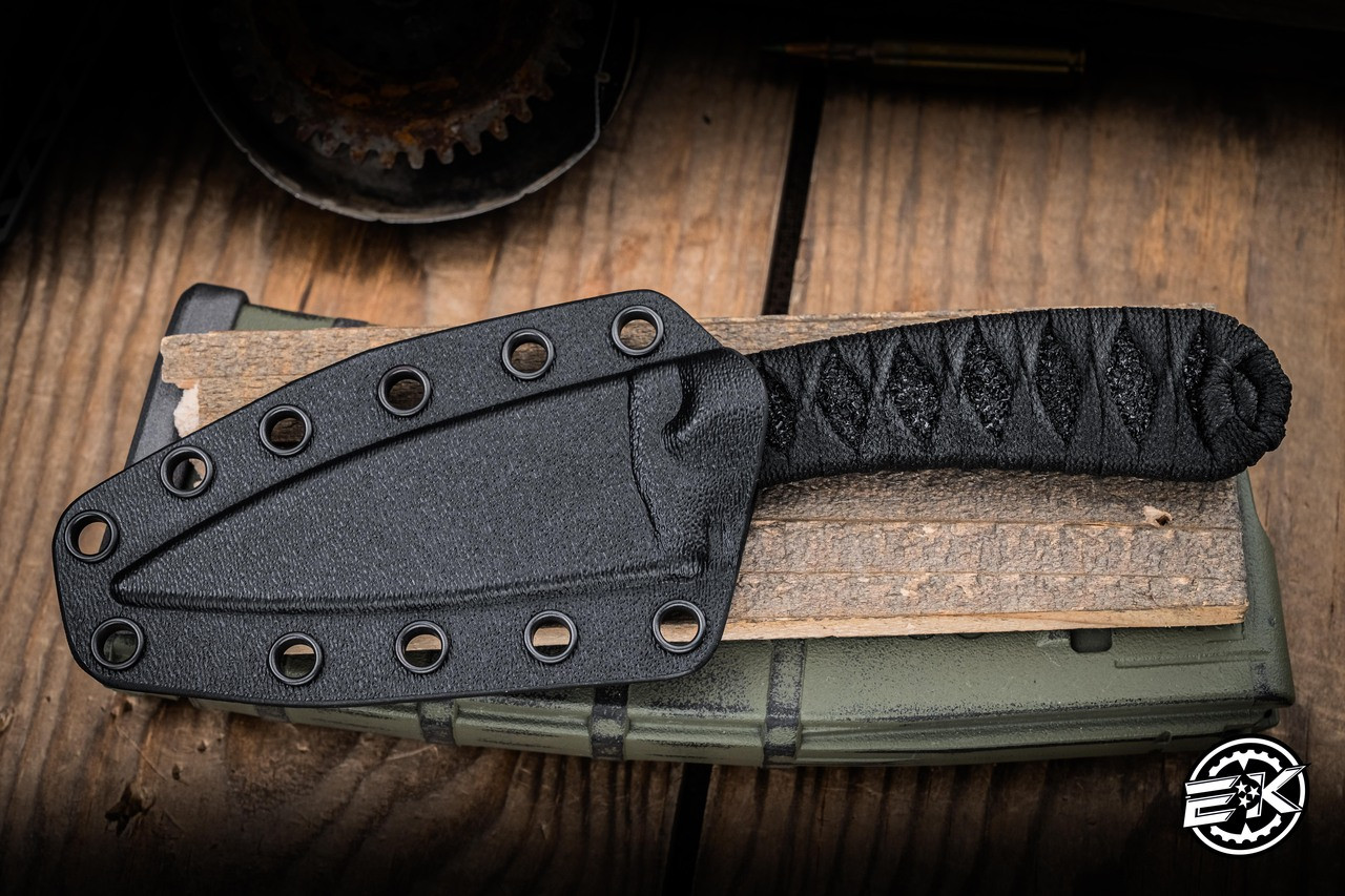 Bastinelli Knives "Sin" Fixed Blade Knife Combo Tuska Wrap 3.5 ...