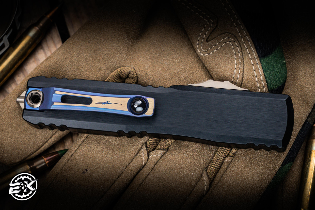 Microtech Hellhound Marfione Select Ultratech Gen III ZBP OTF Automatic ...