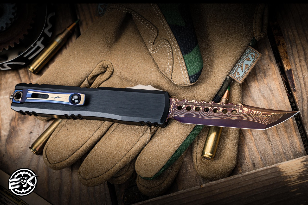 Microtech Hellhound Marfione Select Ultratech Gen III ZBP OTF Automatic ...