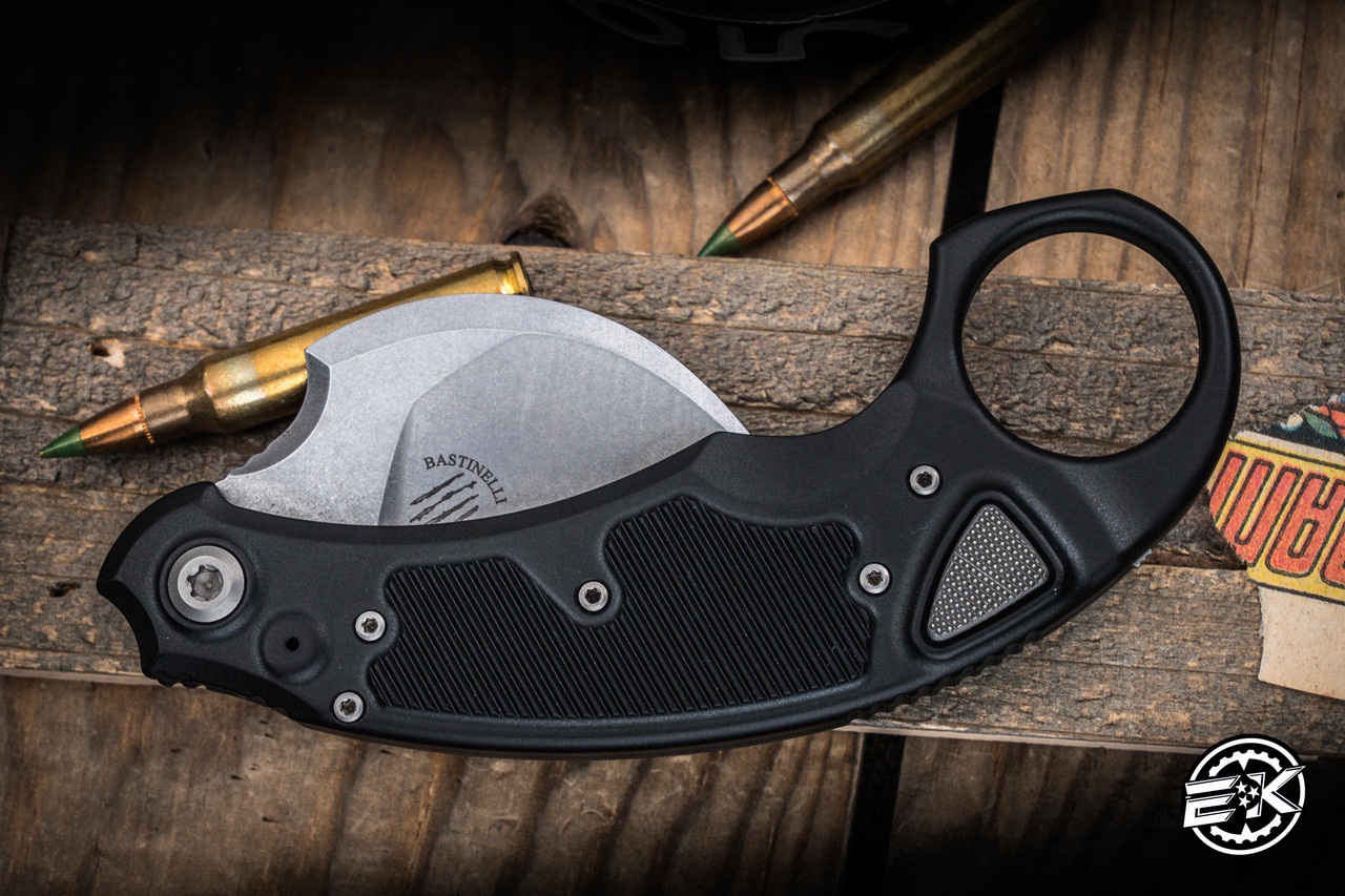 Preowned-Microtech/Bastinelli ICONIC Automatic Folding Karambit ...