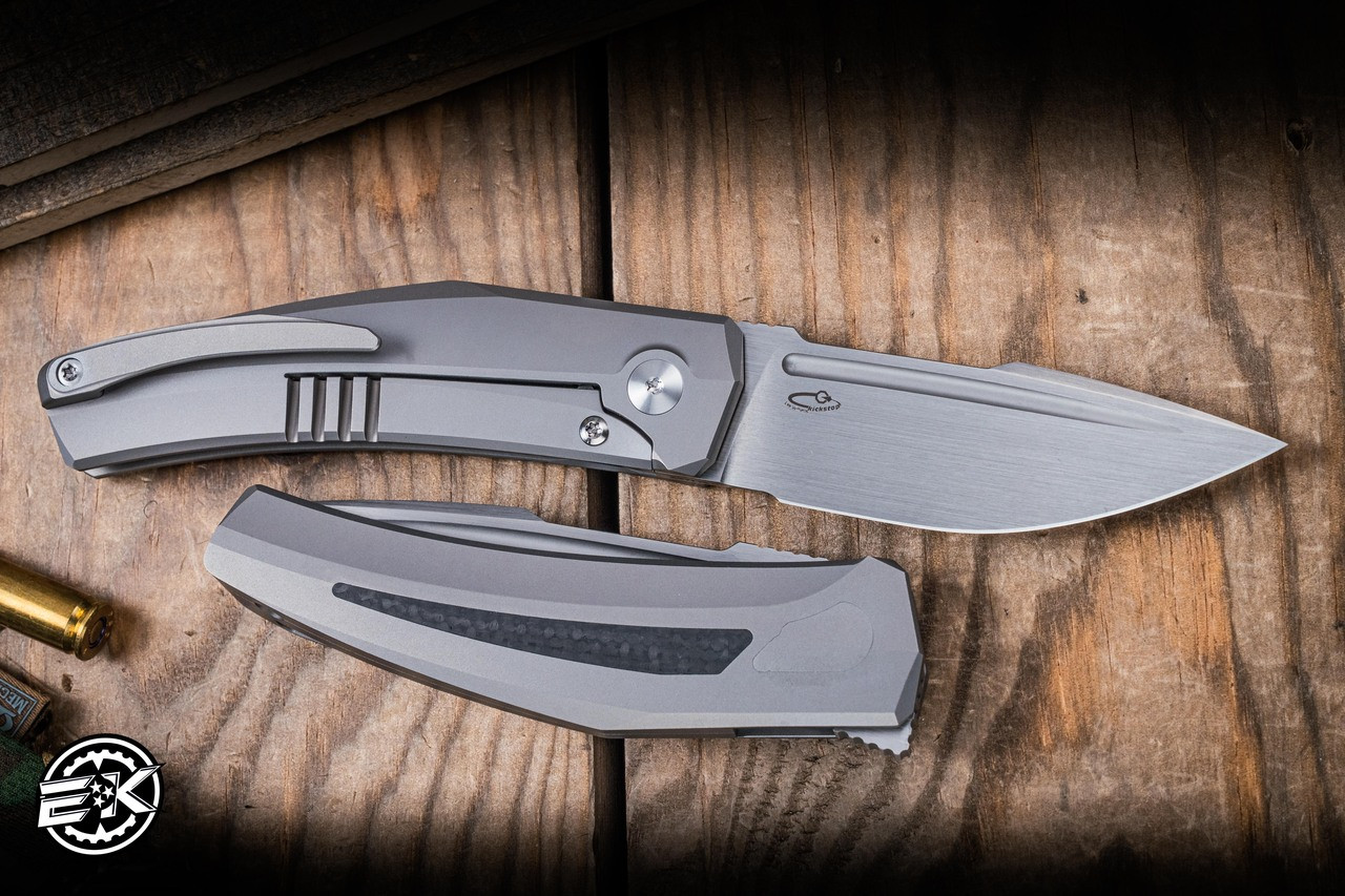 Tashi Bharucha Small Krypton Folding Knife Titanium Carbon Fiber 3 ...