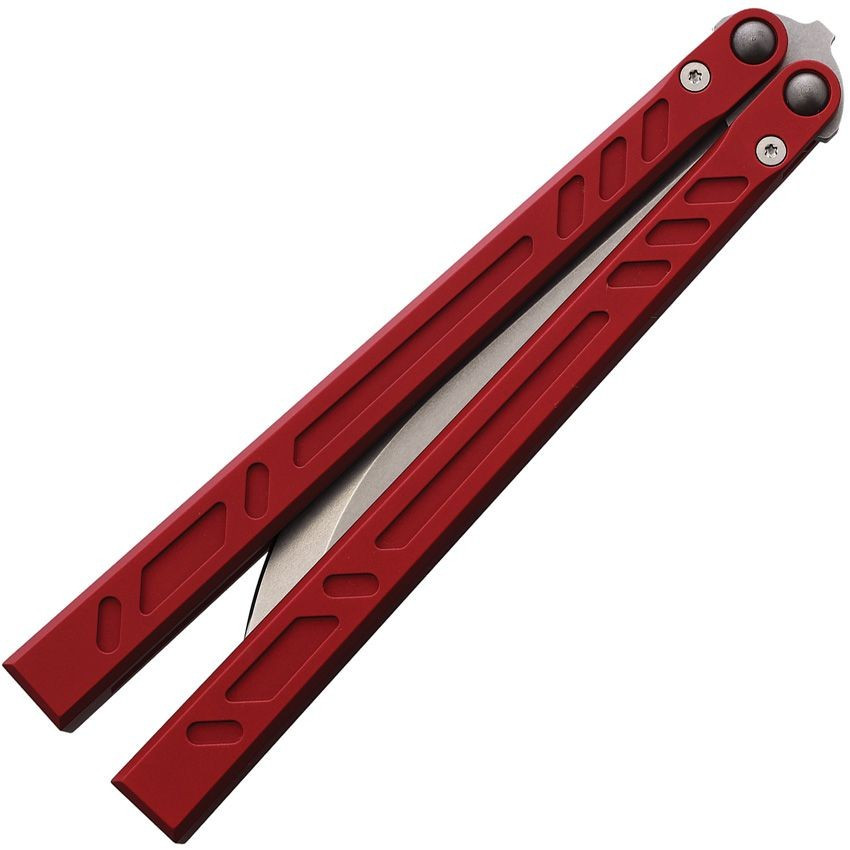 BRS-Blade Runner Systems Barebones Balisong Butterfly Knife Red ...