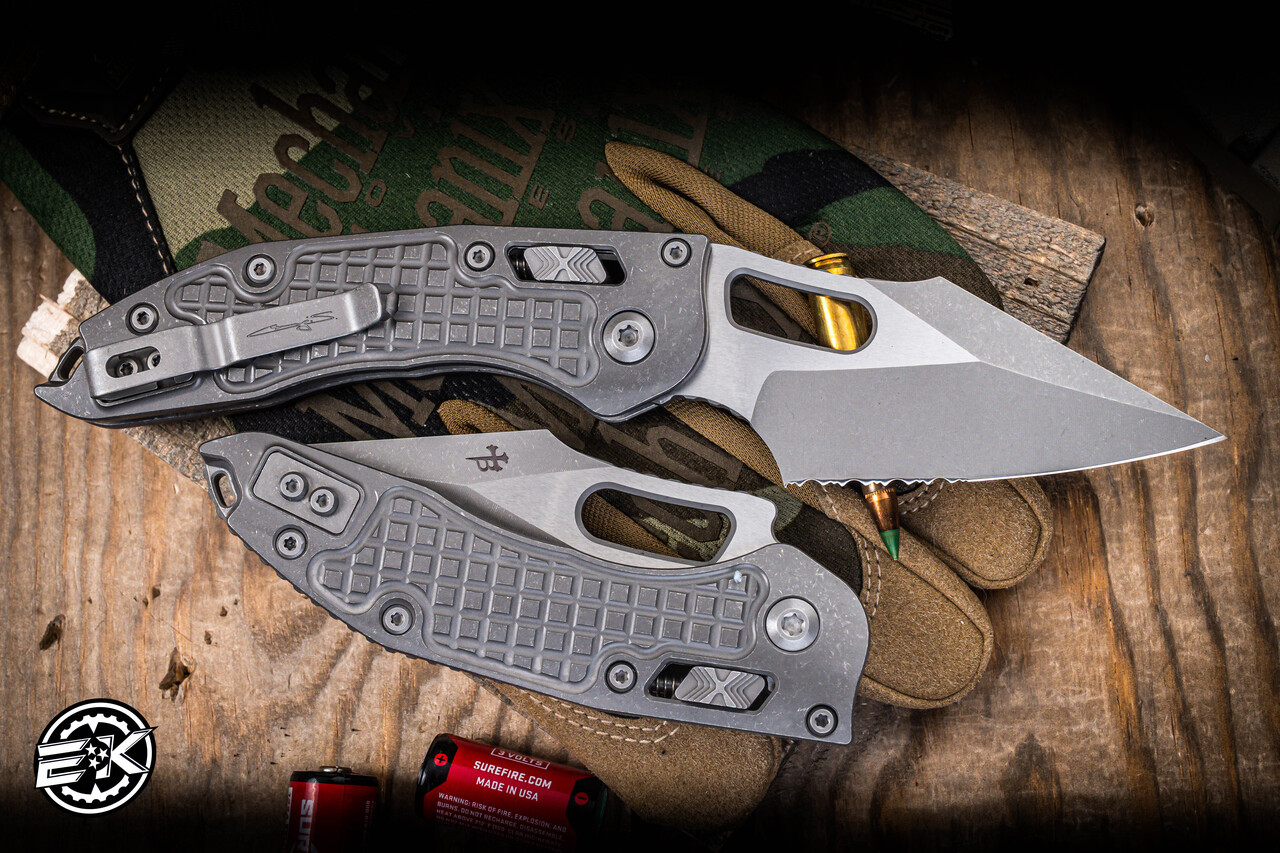Microtech Marfione Select Stitch Ram-Lok Manual Frag Titanium 3.75 ...