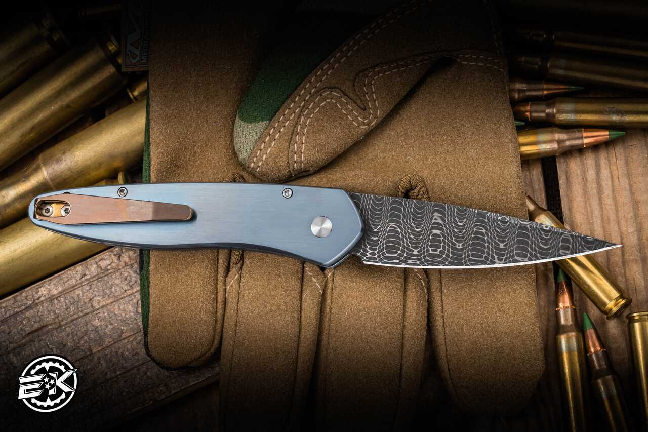 Preowned-ProTech Newport Custom Titanium Blue Desert Ironwood Inlay ...