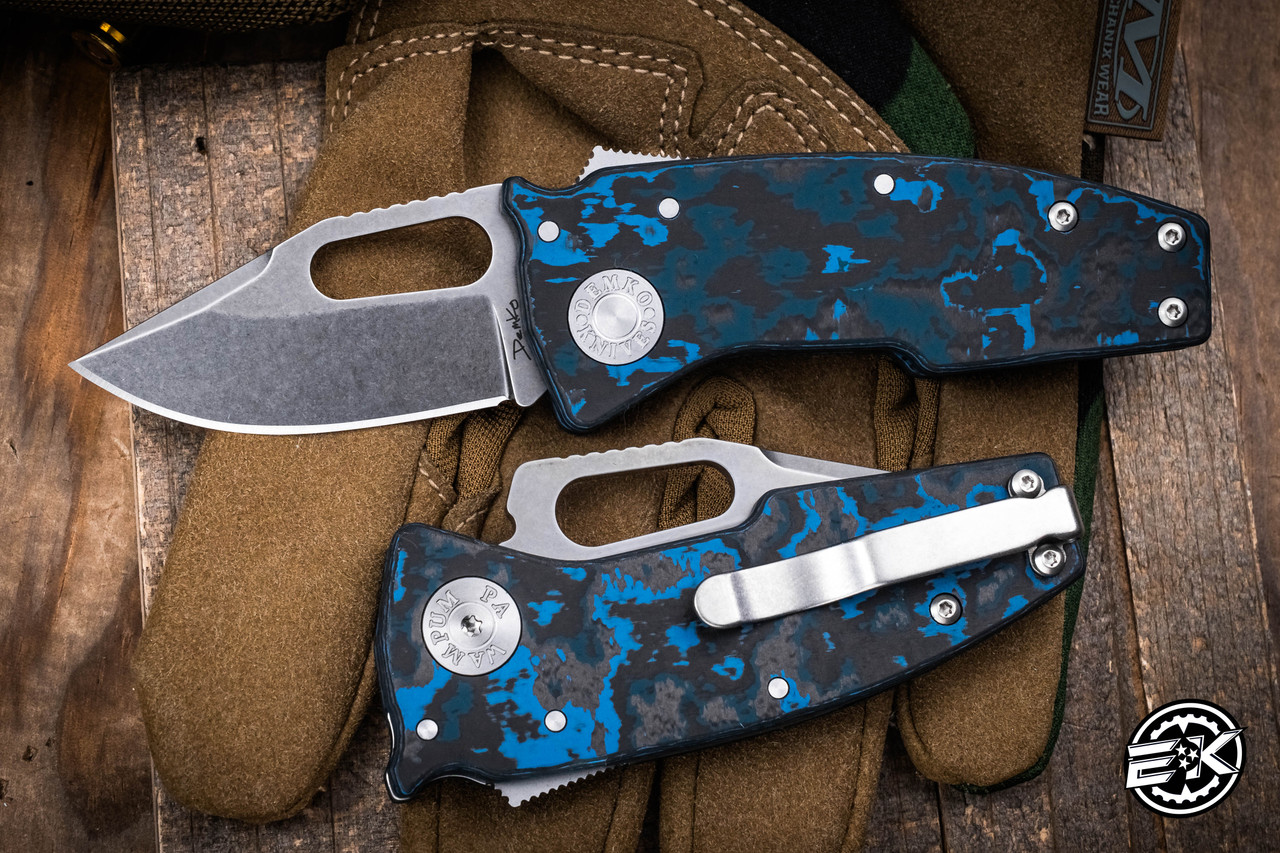 Demko Knives Nano-Shark Folding Knife Arctic Storm Fat Carbon 2" 20CV ...