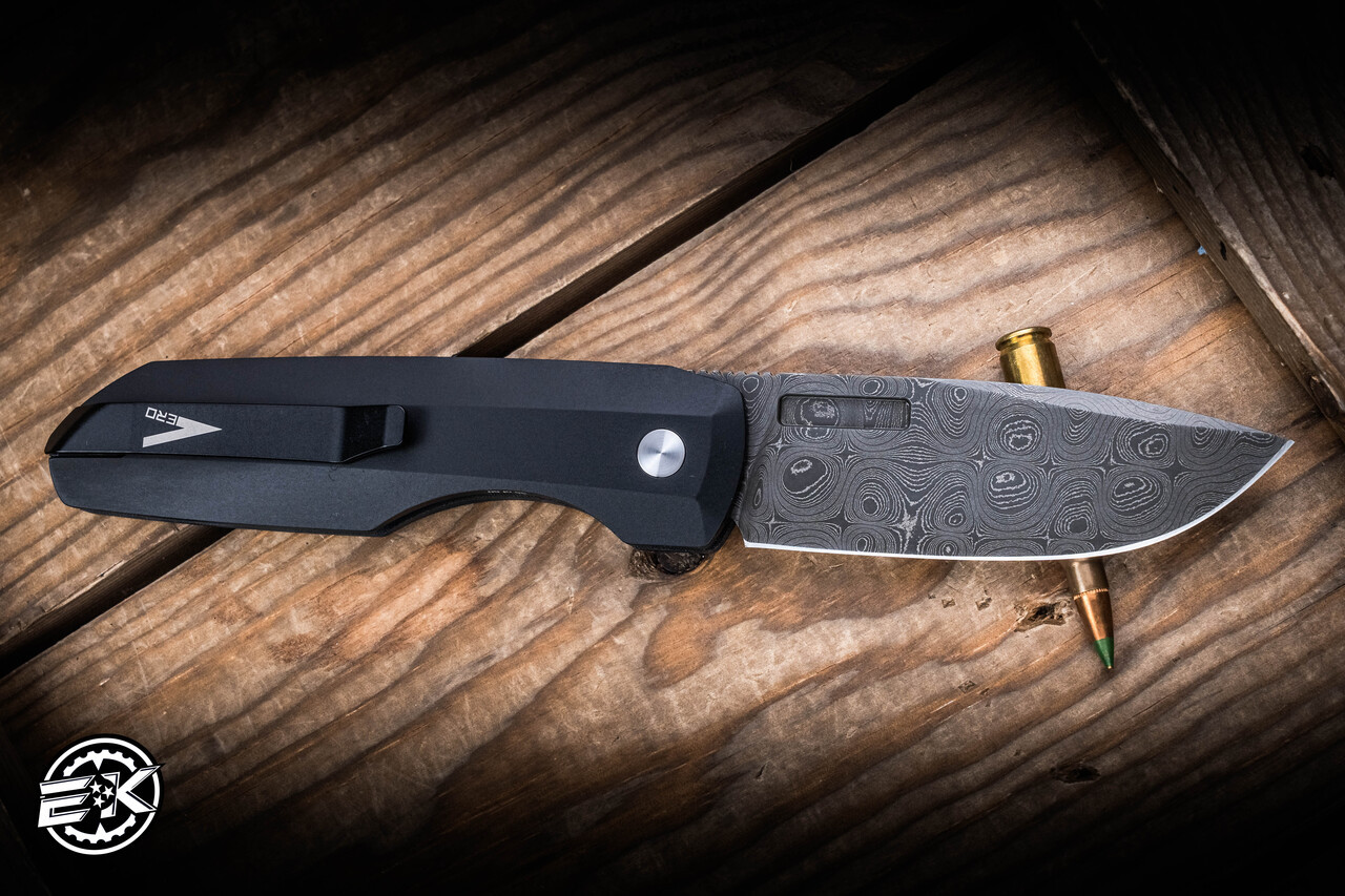 ProTech-Vero Engineering Synapse Automatic Folding Knife Blue Linen ...