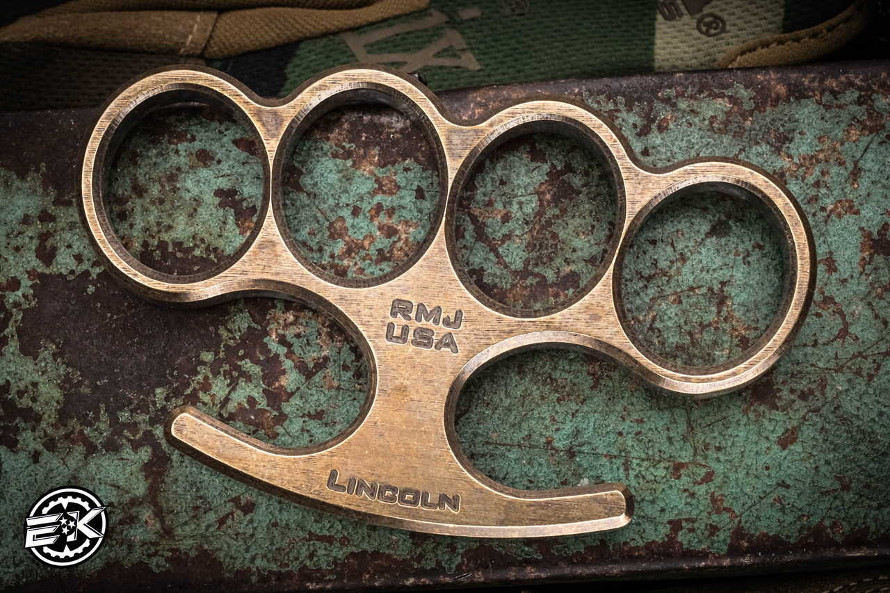RMJ ATC Lincoln Brass Patina Paperweight