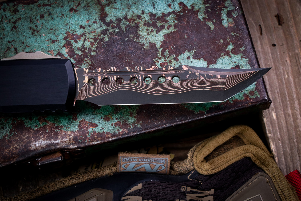 Microtech Marfione Select Ultratech Gen III ZBP OTF Titanium Bronze ...
