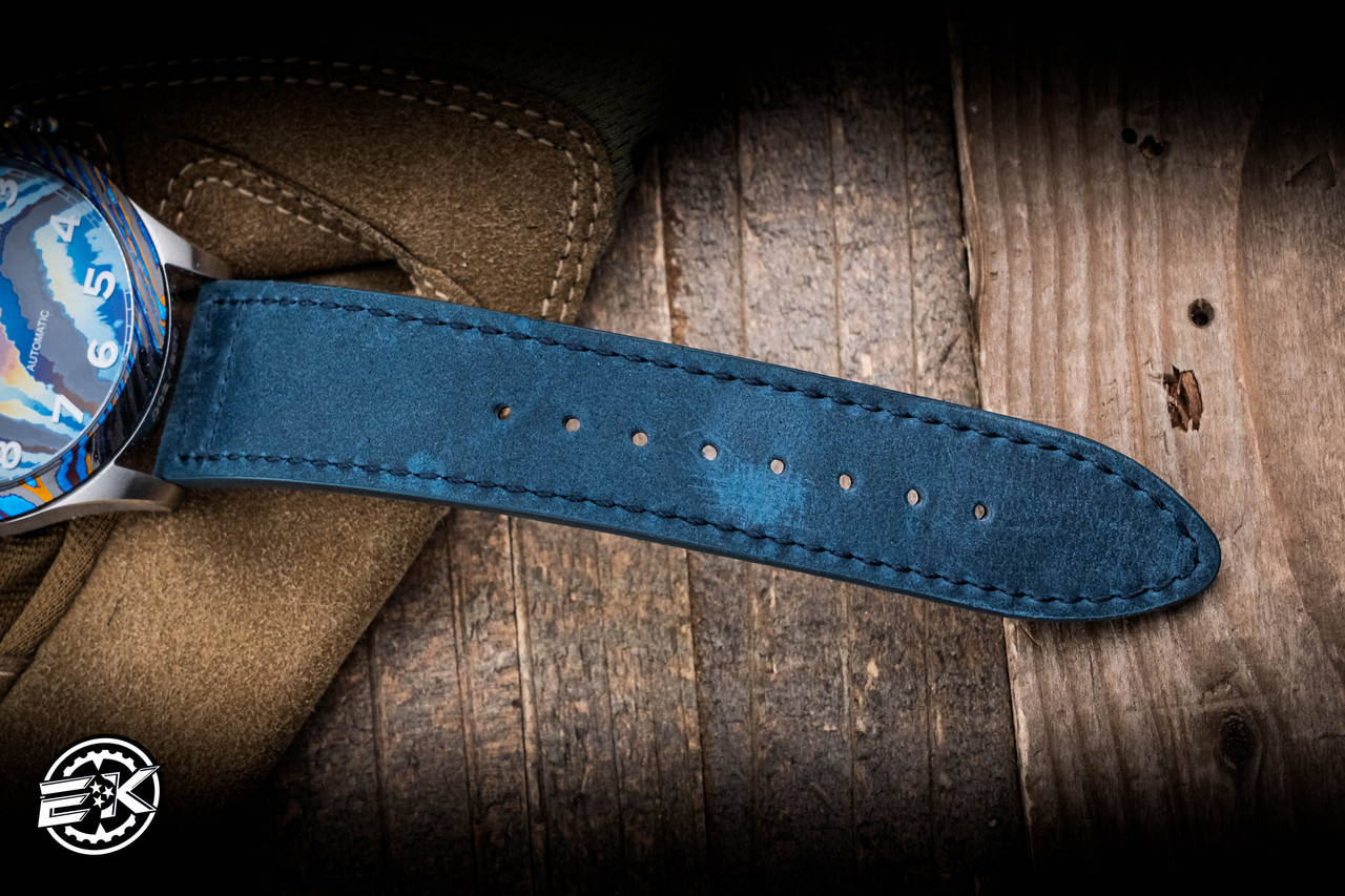 Layer Watches Custom 43MM 316L Mokuti Leather Band