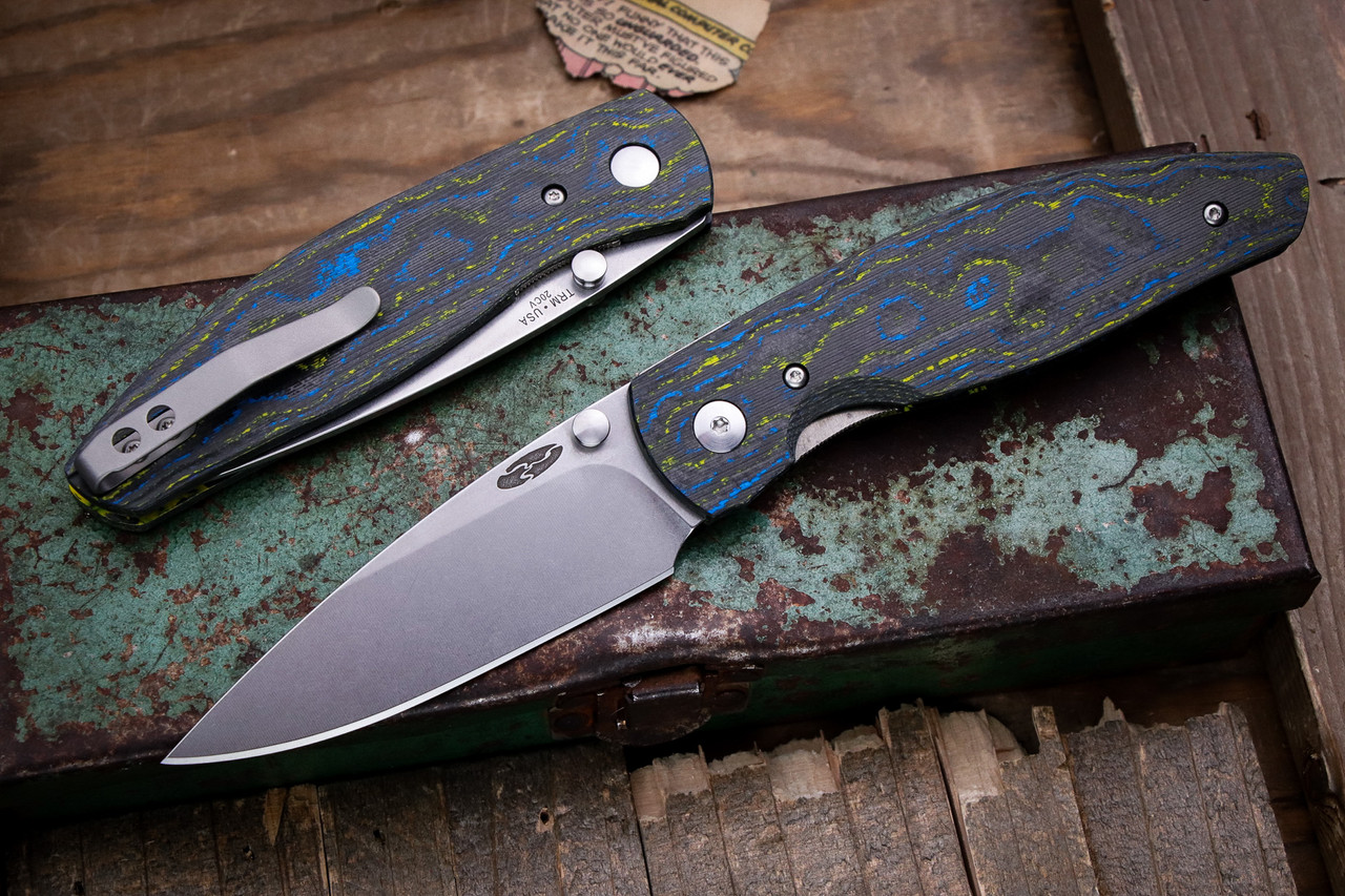 Three Rivers Manufacturing ATOM Folding Knife Bolt Camo Carbon 3.5 ...