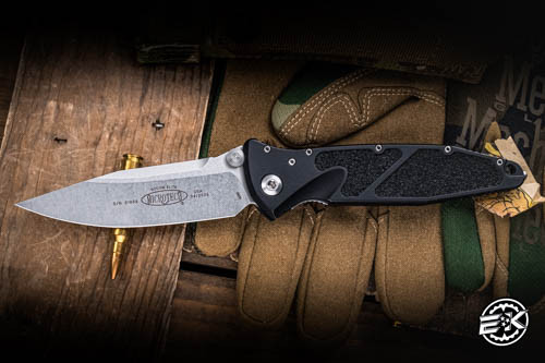 Preowned-Microtech Socom Elite Manual Folding Knife 4" M390 Drop Point ...
