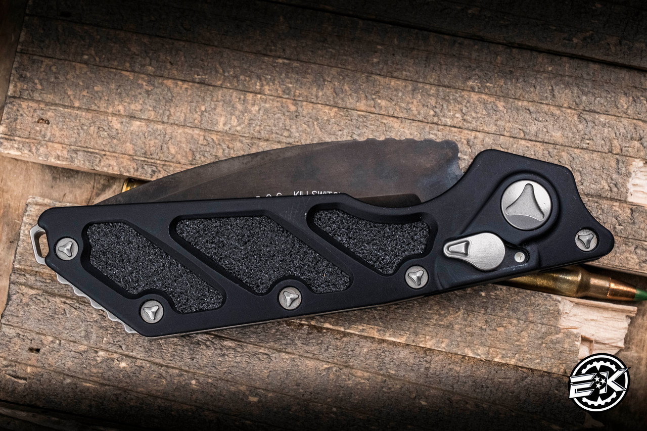 Preowned- Microtech Killswitch Automatic Aluminum 3.75" Elmax DLC