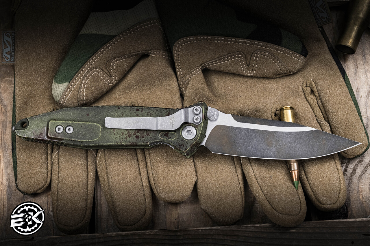 Microtech Socom Elite Manual Folding Knife Outbreak 4" M390 Drop Point ...