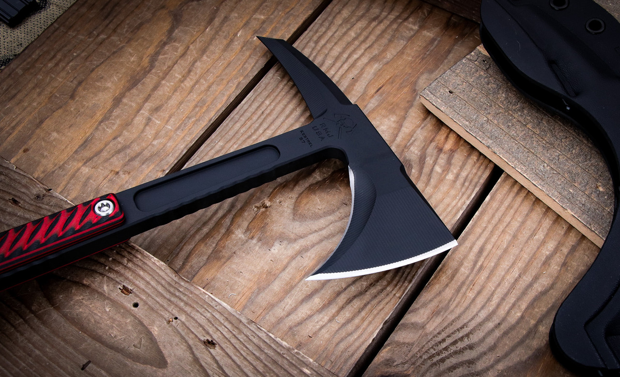 RMJ Kestrel S7 Tomahawk Black Widow G10 13" Graphite Black