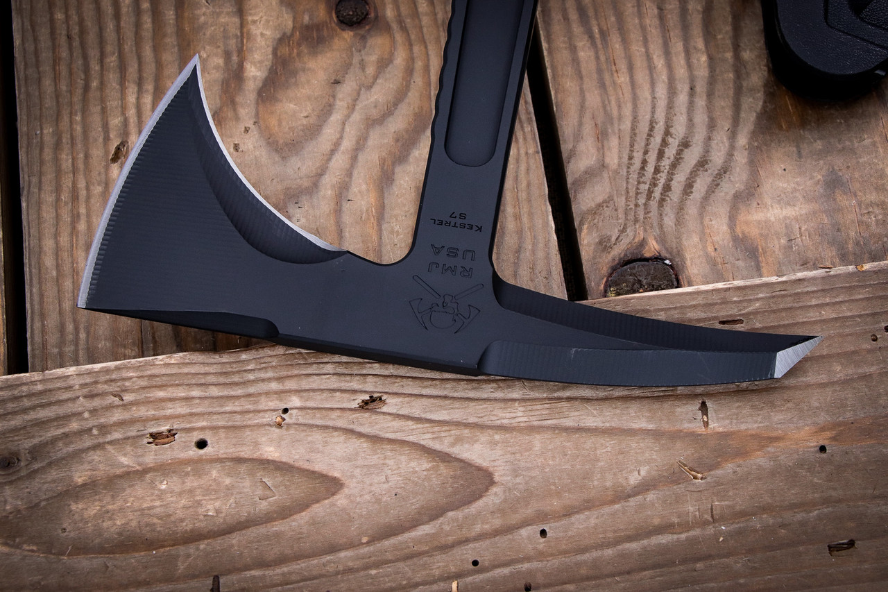 RMJ Kestrel S7 Tomahawk Black Widow G10 13" Graphite Black