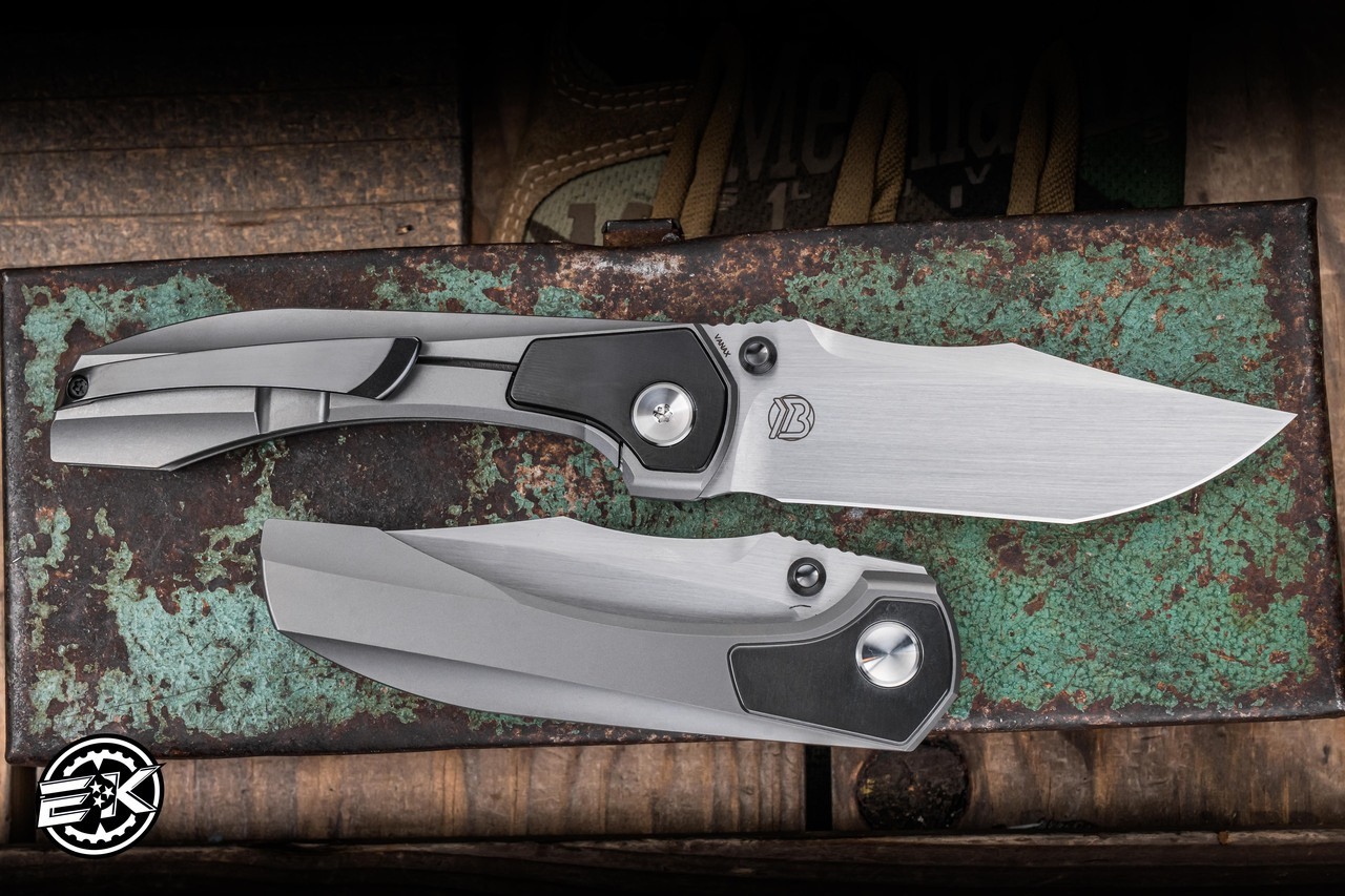 Brian Brown Knives Raptor V3 Integral Bead Blasted Titanium/Zirconium ...