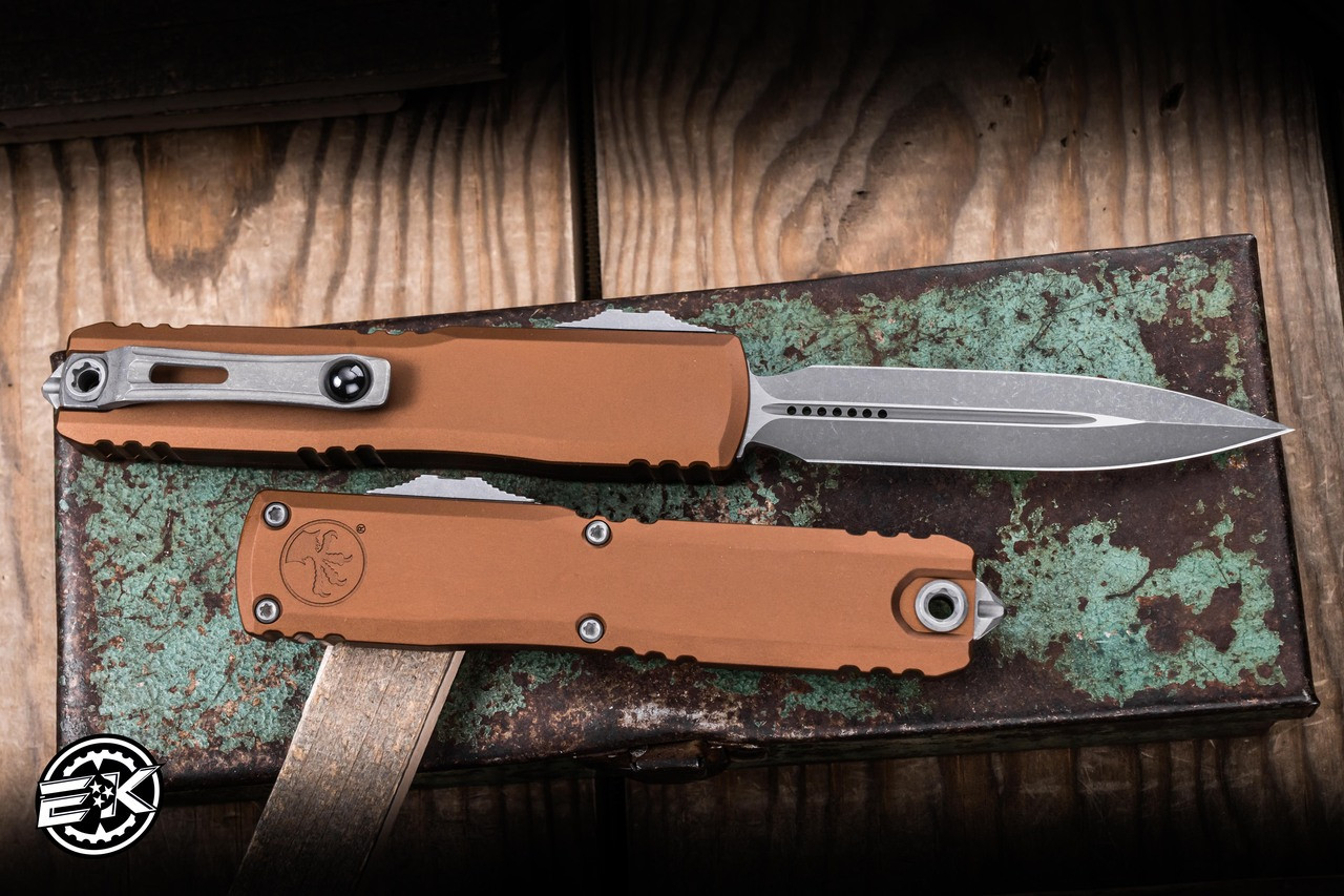 Microtech Ultratech Gen IV OTF Automatic Knife Brown 3.5" M390 ...