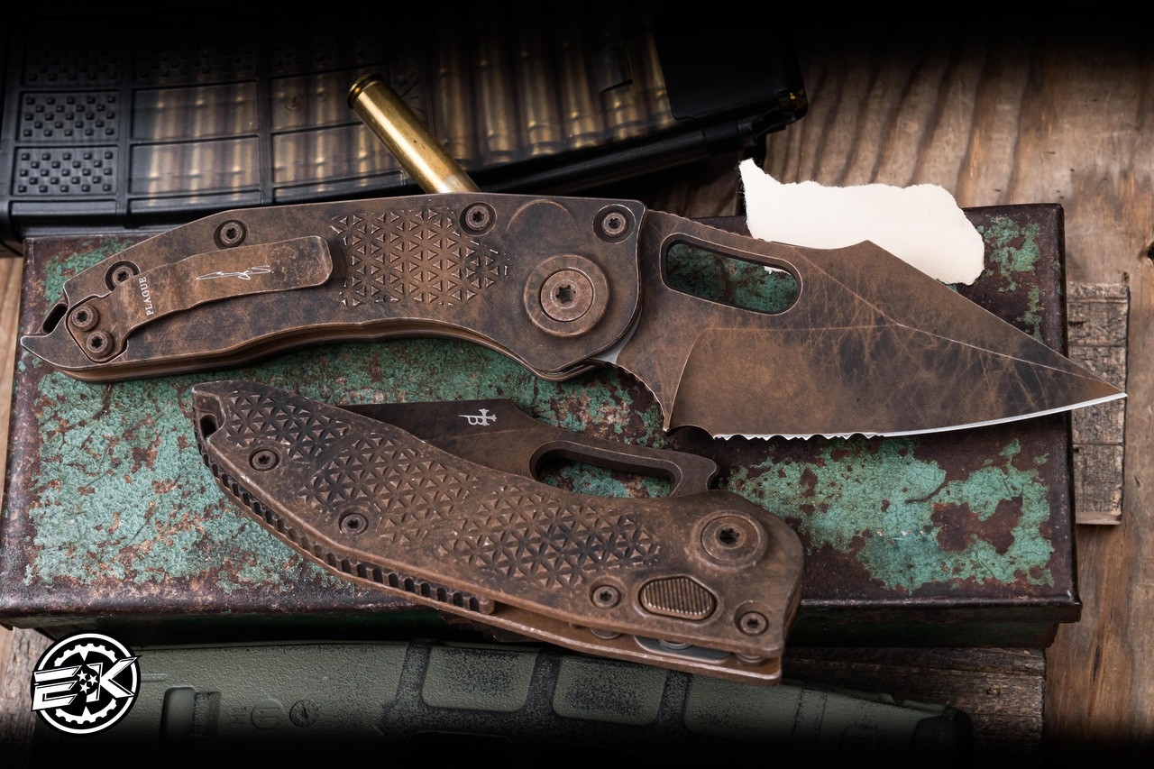 Microtech Stitch Automatic Folding Knife Plague Outbreak 3.75" M390 ...