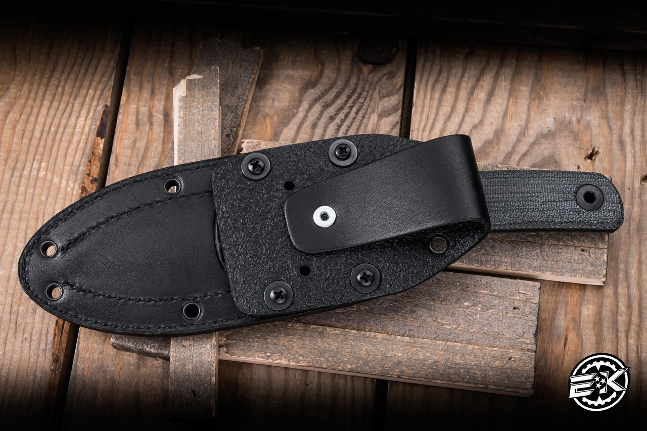 Zero Tolerance Fixed Blade Knife Micarta 4.25" Cruwear Clip Point Black ...