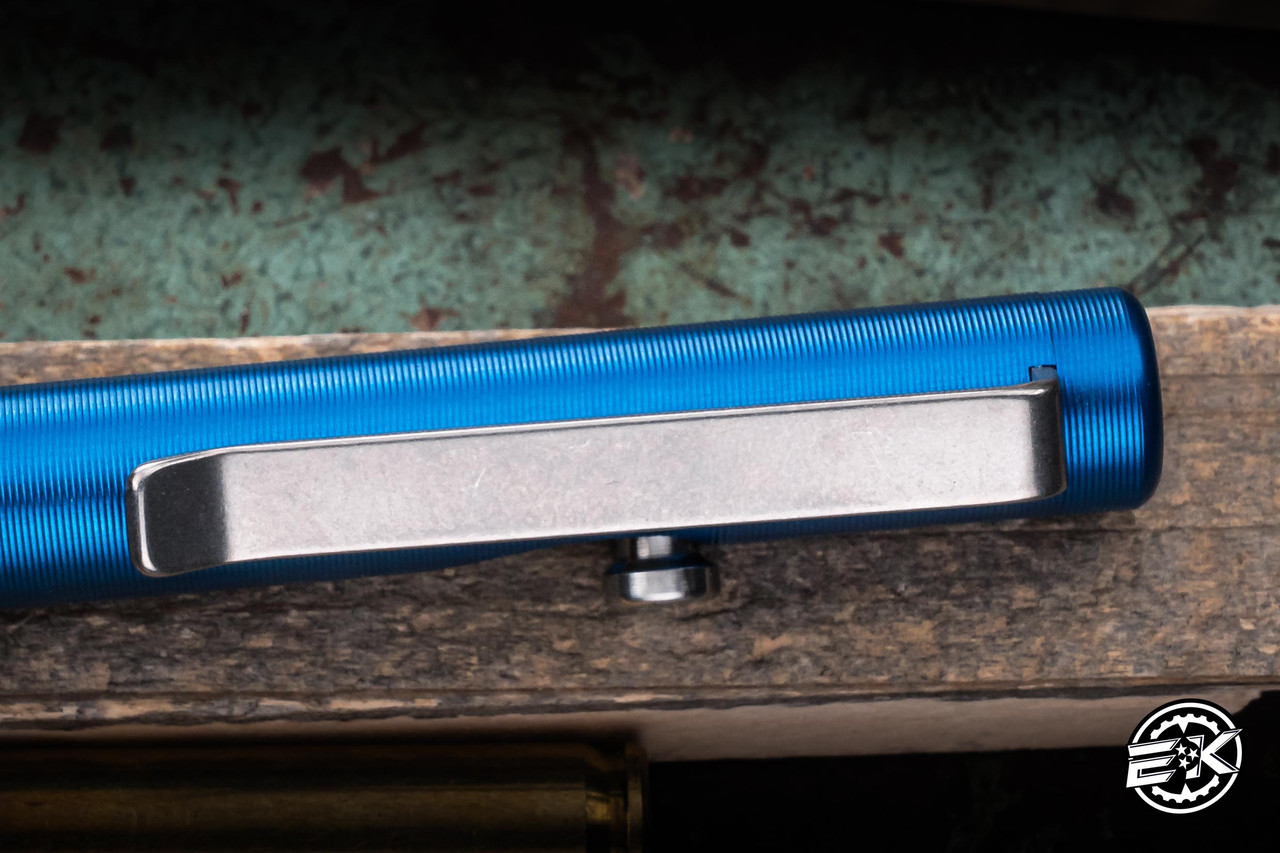 Tactile Turn Anodized Aluminum Blue Bolt Action Pen 5.6" Standard G2