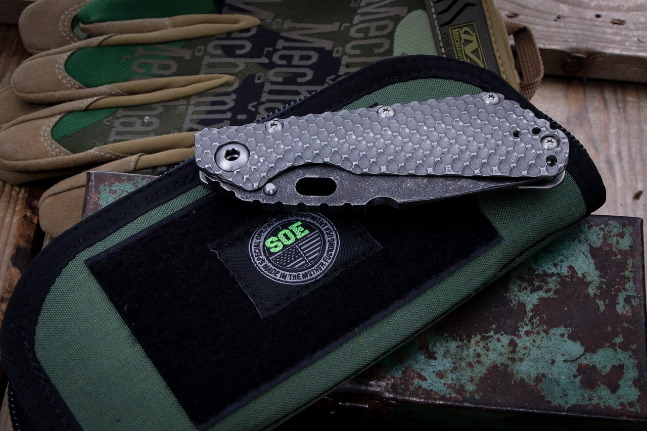 Mick Strider Custom MSC SnG DGG Double Gunner Titanium 3.5" MagnaCut ...