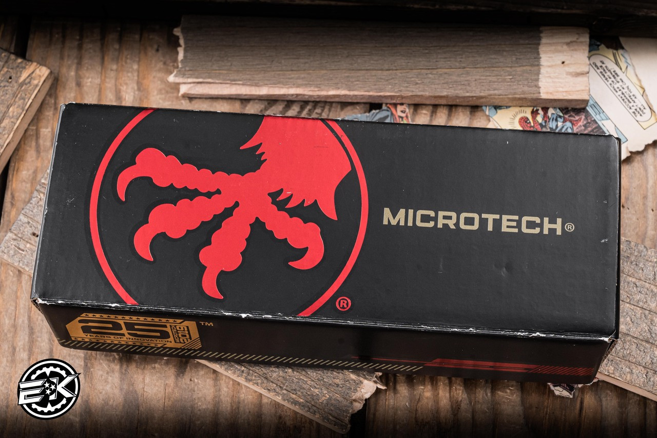 Preowned-Gen II Microtech Ultratech OTF Merlot Red 3.4" M390 Hellhound ...